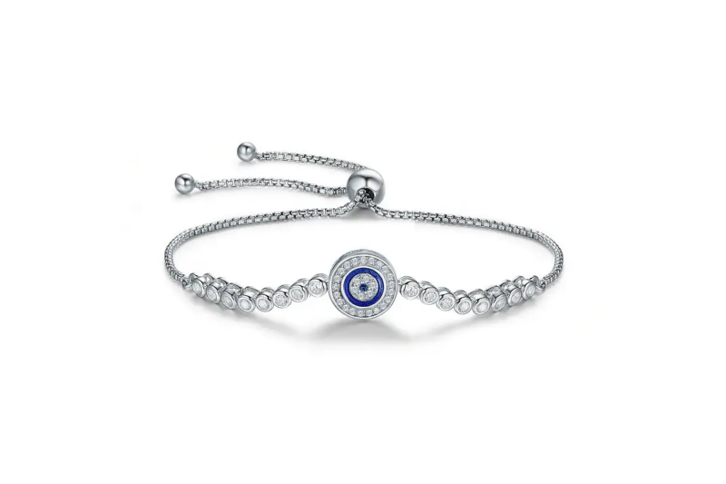 Zapestnica Modro oko s fleksibilnim zapiralom – GEMA